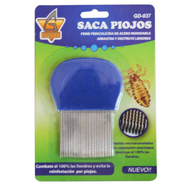 PEINE SACA PIOJOS GD-037 GADIZ – Mónerick Papelerías